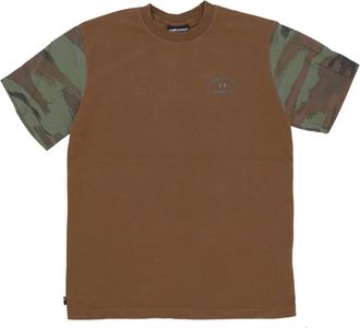 The Hundreds Homme, Tops, Brun, Taille: L T-shirt Camo D&eacute;lav&eacute;
