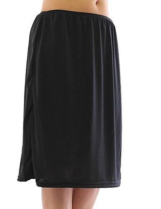 YESET Maxi Jupon Bande en Caoutchouc Effet froissé Jupe Jupe Maxi - Noir, Large/X-Large
