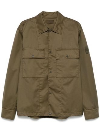 Stone Island veste matelassée à patch Compass - Vert