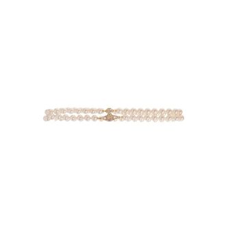 Vivienne Westwood Femme, Accessoires, Beige, Taille: S Graziella Double Choker