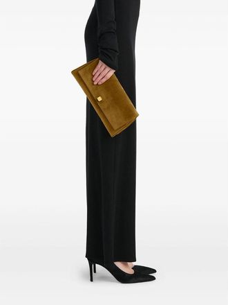 Khaite Calfskin Clutch - Brown