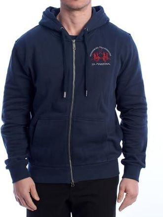 La Martina Sweat &agrave; Capuche zipp&eacute; Coupe r&eacute;guli&egrave;re pour Hommes XMF013-FP564