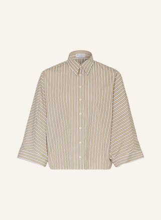 Brunello Cucinelli Brunello Cucinelli Oversized-Hemdbluse Mit 3/4-Arm beige
