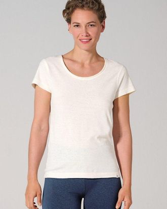 Hempage T-Shirt Luftiges T-Shirt Hanf/Biobaumwolle Normal Fit