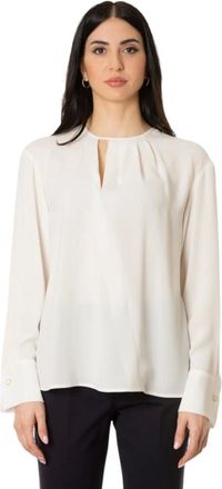 Max Mara Femme, Blouses et Chemises, Blanc, Taille: 44 FR Camicia