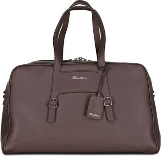 Santoni Businesstaschen & Reisegep&auml;ck - Weekender aus Leder - Gr. unisize - in Braun - f&uuml;r Damen