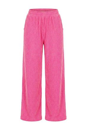 STUDIO UNTOLD Schlupfhose Hose Wide Legs Struktur Elastikbund