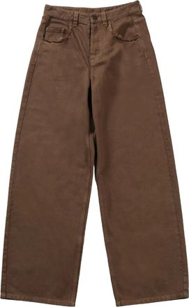 Uma Wang frayed-edge jeans - Braun