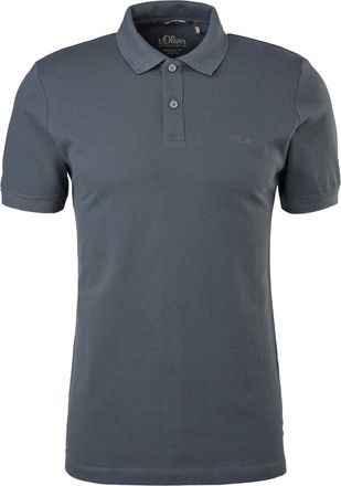 s.Oliver Herren Poloshirt mit Logo-Stickerei - Piqué, Regular Fit, sportlich & leicht