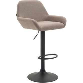 Clp Tabouret Braga en tissu de Tortora, Schwarz