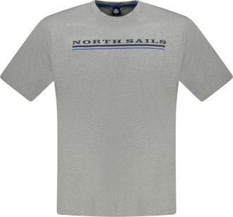 North Sails Kurz&auml;rmeliges T-Shirt - - Tops - Herren - Grau - 2XL