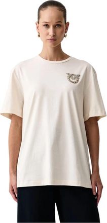 Pinko Strepitoso T-shirt - - Tops - Damen - Beige - L