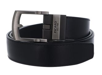 Picard Belt 7 Leather Belt W105 Black - k&uuml;rzbar