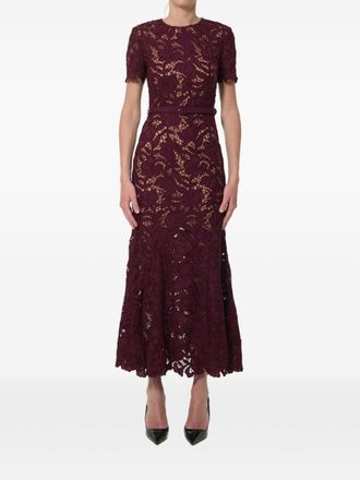 Self Portrait Robe longue en dentelle Self Portrait