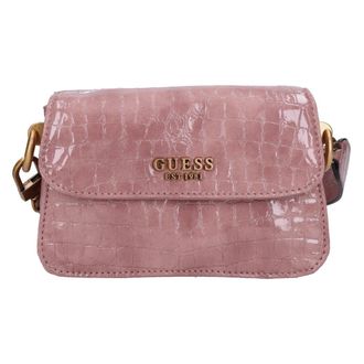Guess Kunstleder Umh&auml;ngetasche - - Bags - Damen - Rosa - ONE SIZE