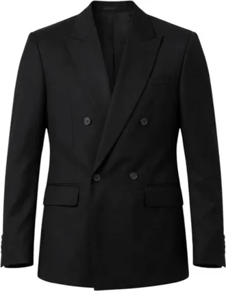 John Richmond Homme, Vestes, Noir, Taille: XL Blazer crois&eacute; en cady