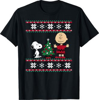 Peanuts Charlie Weihnachten T-Shirt