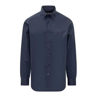 Etro Homme, Chemises, Bleu, Taille: M Chemise en coton stretch