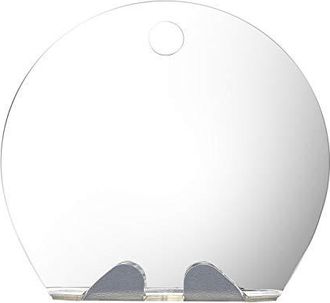 Generic Miroir de douche pour rasage sans bu&eacute;e avec ventouse, portable, pour maquillage, barbe, voyage