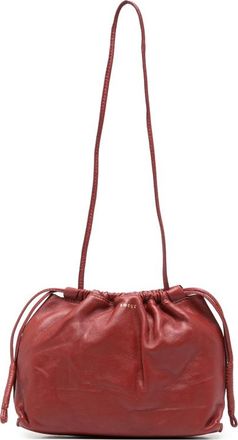 SOEUR Suzette Drawstring Leather Shoulder Bag