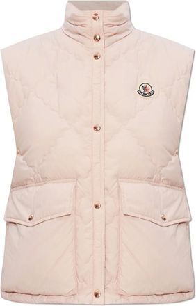 Moncler Femme, Vestes, Rose, Taille: 40 FR Biois Down Vest