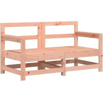vidaXL Garten-Ecksofas 2 Stk. Massivholz Douglasie vidaXL