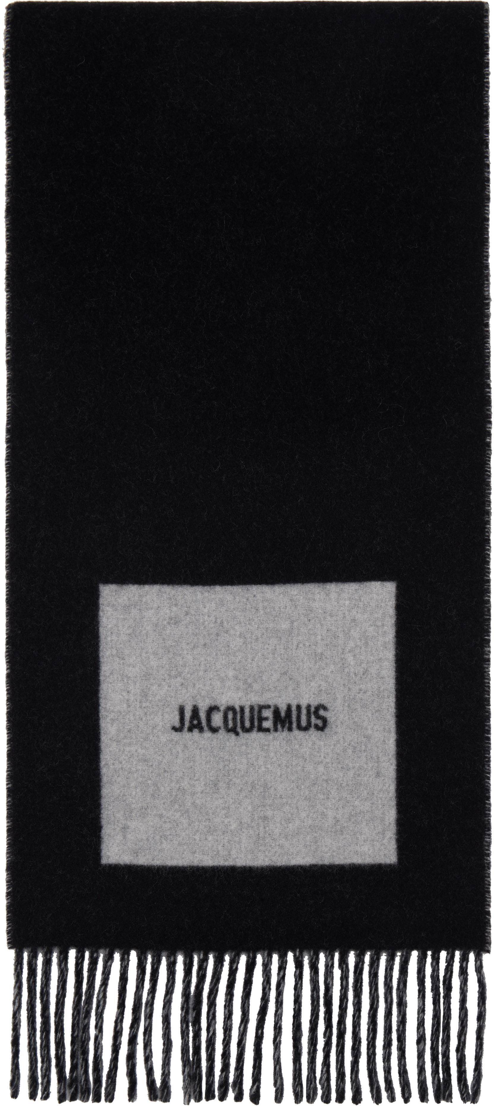 Jacquemus JACQUEMUS Black La Casa The Rond Carré Scarf from 350 CAD ...