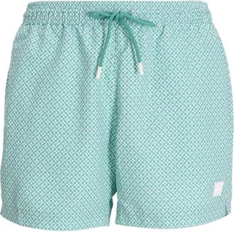 BOSS short &agrave; lien de resserrage - Vert