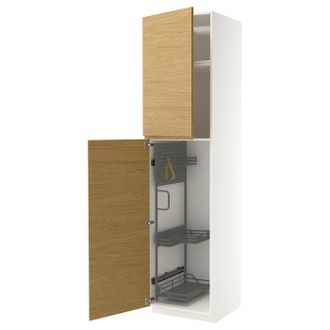 IKEA METOD Hochschrank mit Putzschrankeinr