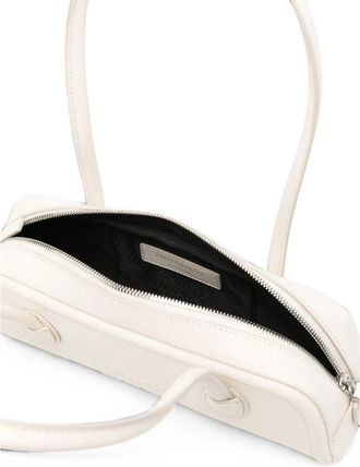 Margesherwood Smooth-Grain Calf Leather Tote Bag - White