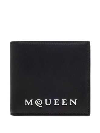 Alexander McQueen Alexander McQueen Portemonnaies - Bifold Wallet In Smooth Calf Leather - Gr. unisize - in Schwarz - f&uuml;r Damen