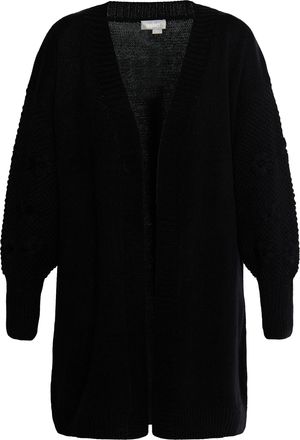Felipa Felipa Damen Long Cardigan 10429122-FE01, SCHWARZ, M/L
