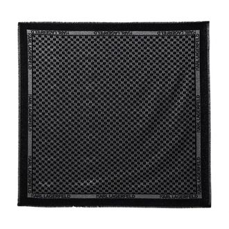 Karl Lagerfeld K/Monogram Schal - - Accessories - Damen - Schwarzk - ONE SIZE