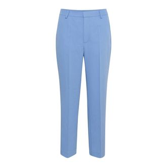 Kaffe KAsakura HW Zipper Pants - - Trousers - Damen - Blau - XS