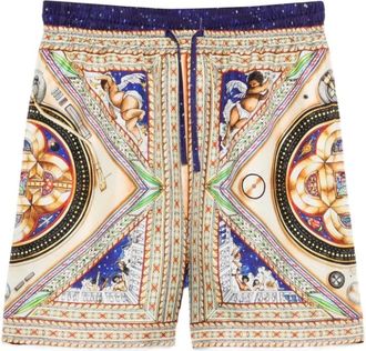 Casablanca Homme, Shorts, Multicolore, Taille: L Silk Shorts