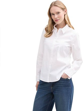 Tom Tailor Bluse mit Muster, neutral Cut Leaves Design, 46