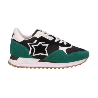 Atlantic Stars Herren Leder- und Stoff Sneakers - - Shoes - Herren - Mehrfarbig - 45 EU