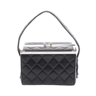 Chanel Sac &agrave; main vintage Pre-owned - Femme - Pre-owned - Noir - Taille: ONE Size