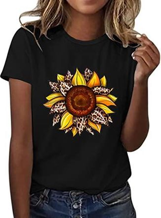 Generic T-shirts pour femme, t-shirt d&eacute;t&eacute; &agrave; manches courtes, chemisier d&eacute;contract&eacute; ample, chemisiers d&eacute;t&eacute;, haut chemisier, t-shirt de baseball pour femmes, ad