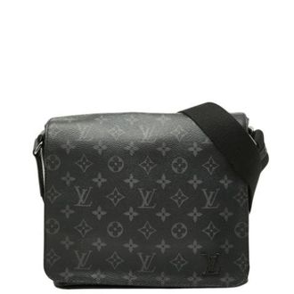 Louis Vuitton Sac bandouli&egrave;re Monogram Eclipse Pre-owned - Homme - Pre-owned - Noir - Taille: ONE Size