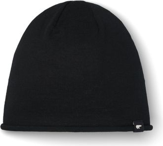 Eisb&auml;r M&uuml;tze Herren & Damen Pulse Oversized Schwarz - Merino Beanie Unisex atmungsaktiv thermoregulierend leichte Laufm&uuml;tze unterm Helm Sportm&uuml;tze weiche Beq