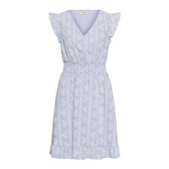 Cream Crammeli Kleid - - Dresses - Damen - Blau - 2XL