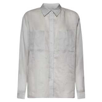 Silvian Heach Damen, Blusen & Hemden, Grau, LGr&ouml;&szlig;e