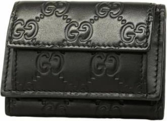 Gucci unisex, Pre-owned, Noir, Taille: ONE Size Portefeuille Vintage Pre-owned