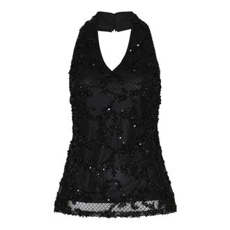 Bruuns Bazaar ElioBBNo&eacute;my Top - - Tops - Damen - Schwarzk - 2XL