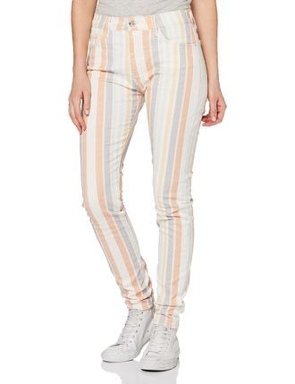 Mavi Damen LUCY Skinny Jeans,, per pack Mehrfarbig (Spring Stripe Str 30440), W25/L32 (Herstellergr&ouml;&szlig;e: 25/32)