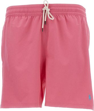 Polo Ralph Lauren Homme, Maillots de bain, Rose, Taille: XL Short de bain &agrave; cordon de serrage