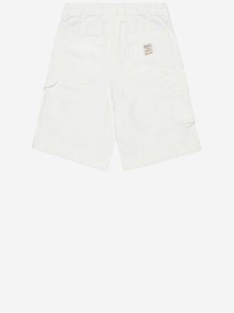 Diesel Girls Cotton Shorts White