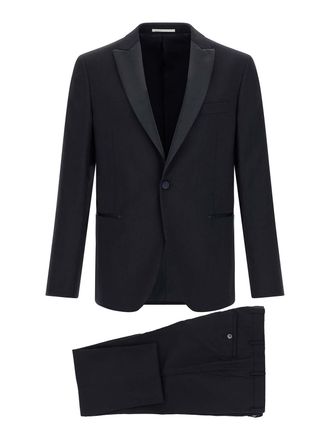 Pal Zileri Knielanges Kleid - Schwarz
