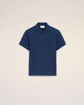 Ami Polo Bleu Manches Courtes Ami De Coeur en Coton Encre - XXXL - Homme